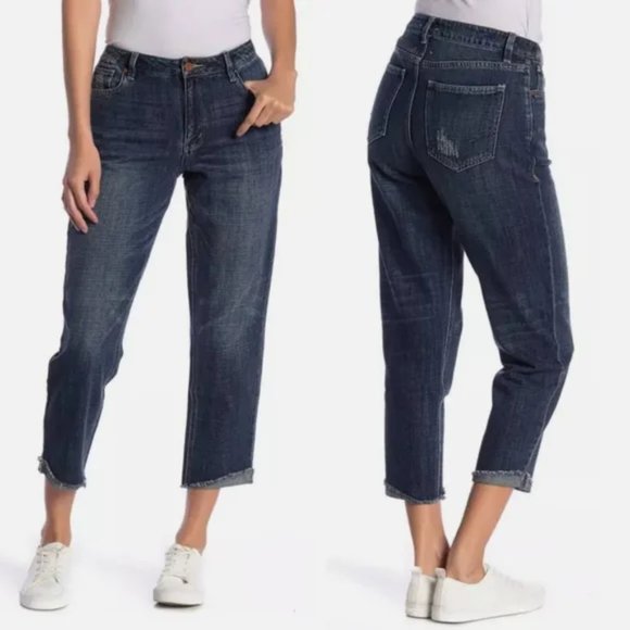 Habitual | Jeans | Nwt Habitual Vale Slant Fray Cuff Jeans 24 | Poshmark